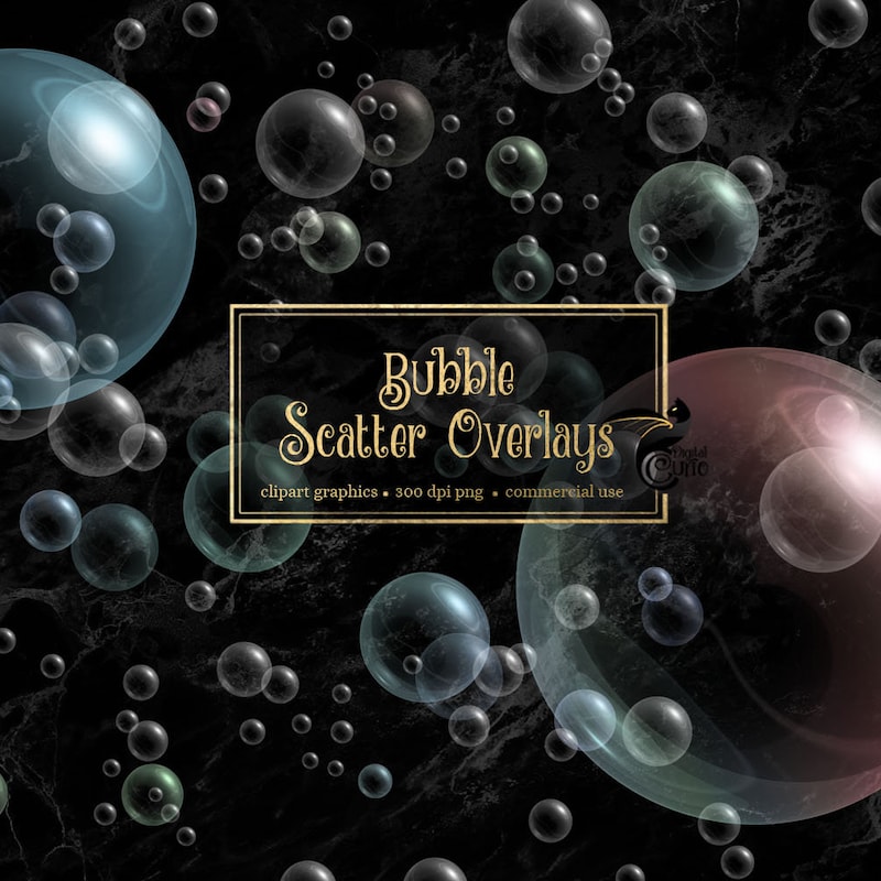 Bubble Digital Paper - Etsy
