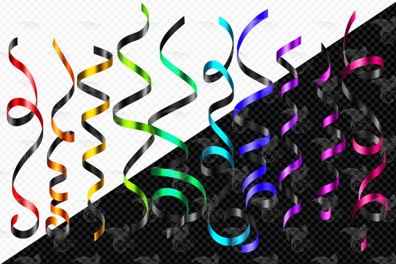 Neon curling ribbon store