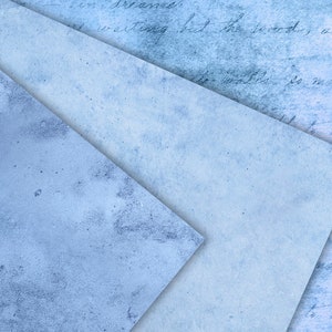 Distressed Baby Blue Textures, Seamless Digital Paper (instant Download ...