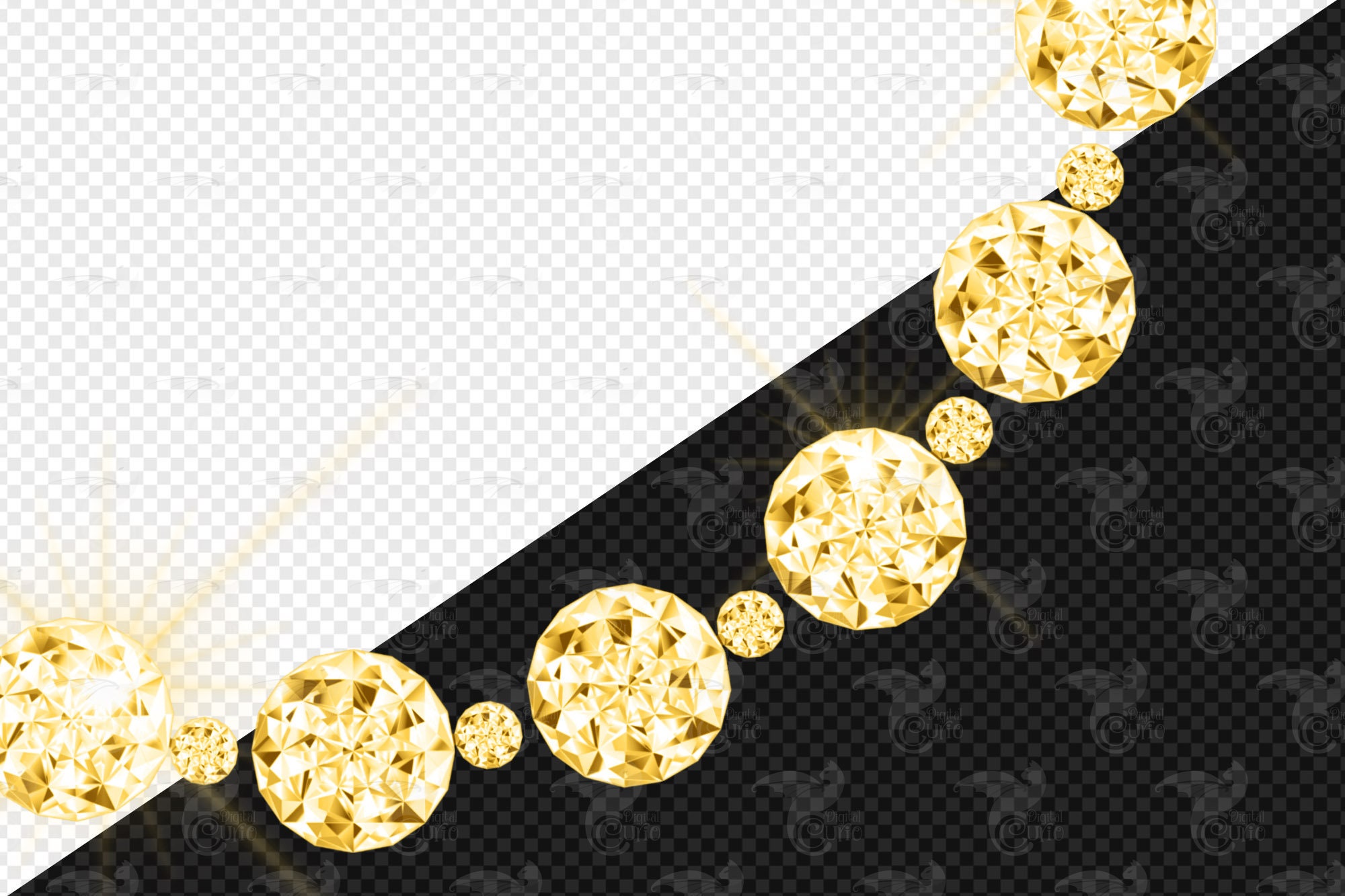 Gold Diamond Frame Clipart Glam Wedding Bling Frame Clip Art - Etsy Canada