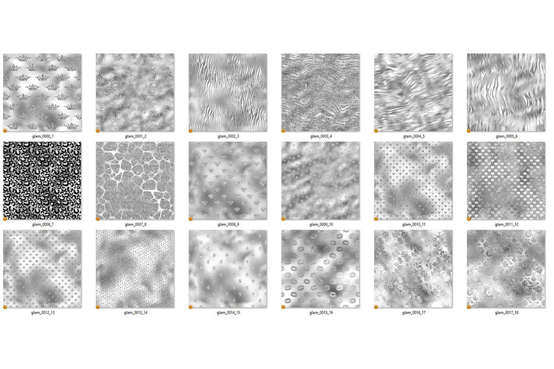 Silver Glam Digital Paper Seamless Silver Foil Sequin - Etsy