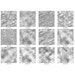 Silver Glam Digital Paper, Seamless Silver Foil Sequin Backgrounds ...