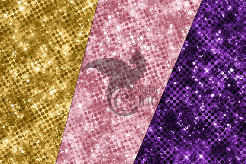 Sequin Sparkle Digital Paper Seamless Glam Diamond Sequin - Etsy
