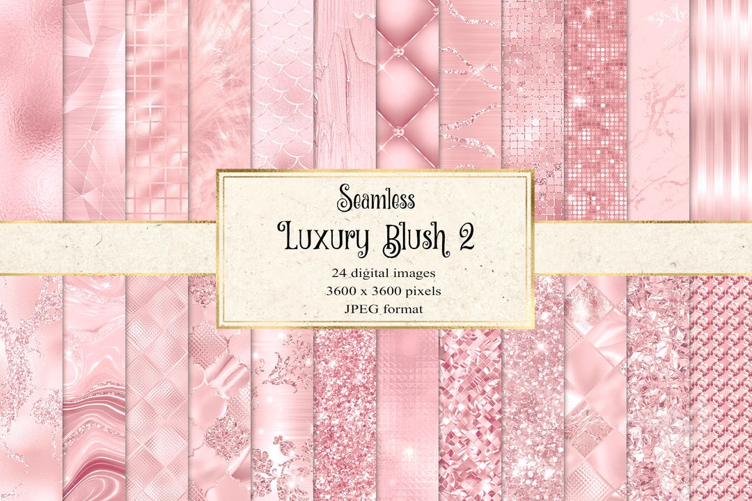 Blush Pink Digital Paper, Sequin Glitter Textures (digital Download) - Etsy