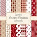 Country Christmas Digital Paper – Seamless Holiday Patterns (digital ...