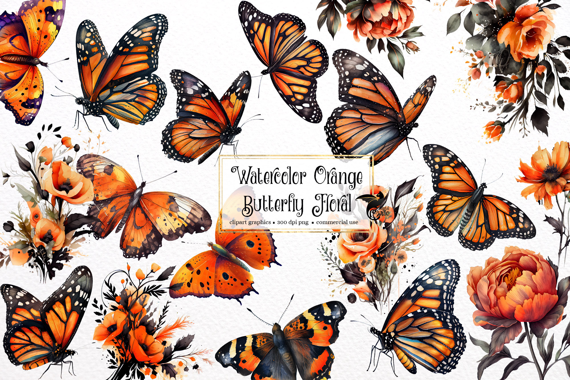 Monarch Butterfly Clipart Spring