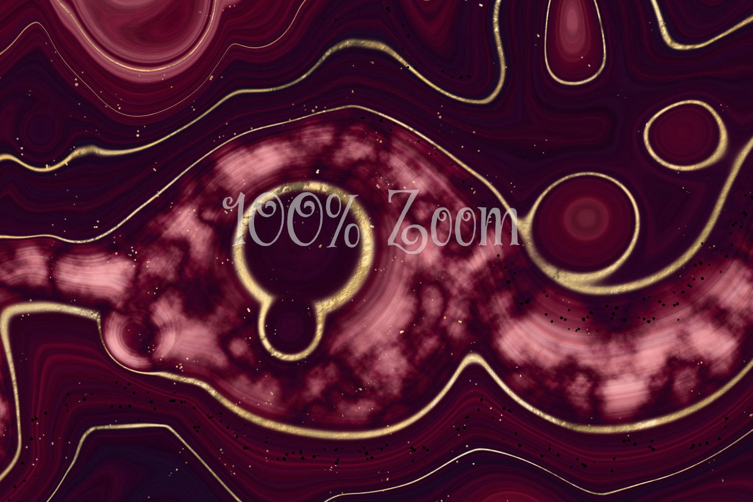 Strata Garnet Digital Paper and Border Overlays With Gold - Etsy