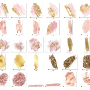 Princess Paint Elements Clipart, Glitter and Foil Watercolor Brush ...