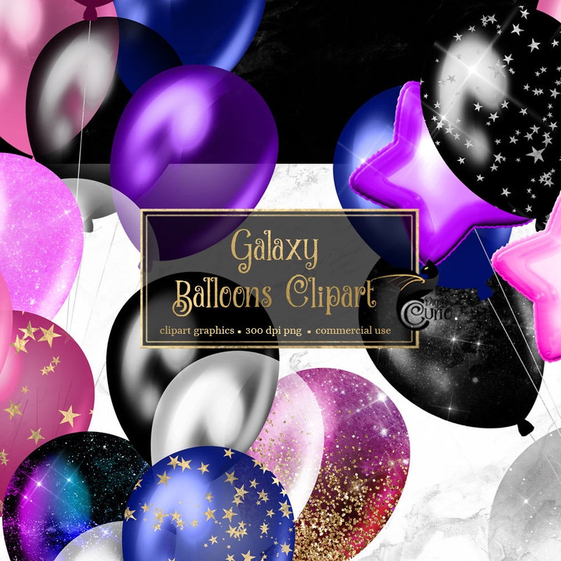 Galaxy Balloons - Etsy