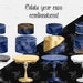 Navy Blue Cakes Clipart, Digital Instant Download Cake Clip Art ...