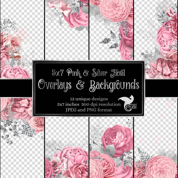 Pink Flower Clip Art - Etsy