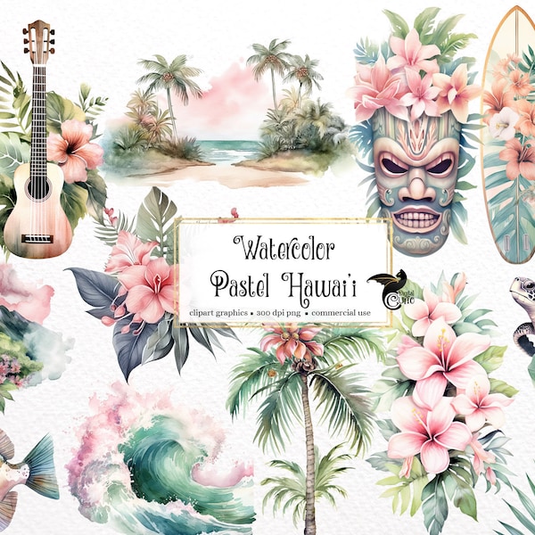 Hawaii Clip Art - Etsy