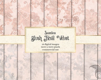 Antique Pink Wedding Digital Paper. Scrapbooking Backgrounds - Etsy