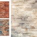 Brick Textures Digital Paper, Seamless Rustic Wall Backgrounds (digital ...