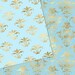 Baby Blue and Gold Damask Digital Paper, Seamless Damask Patterns ...