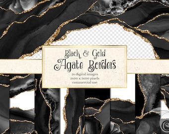 Black and Gold - Etsy