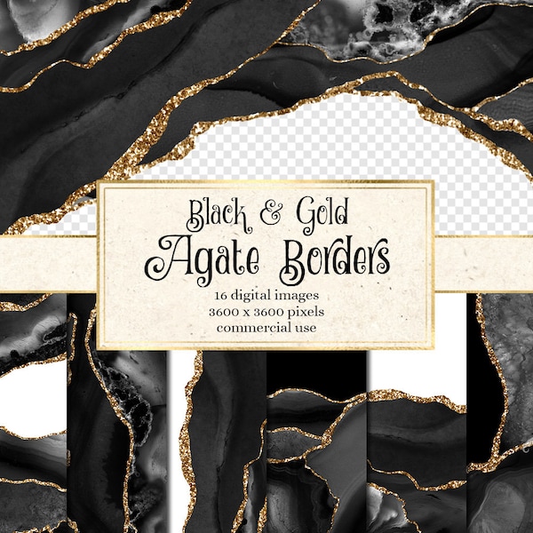 Black and Gold - Etsy