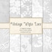 Vintage White Lace Digital Paper Rustic White Lace Digital | Etsy