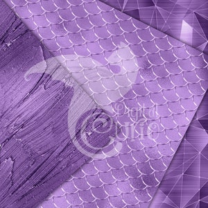 Luxury Lavender Digital Paper, Seamless Purple Textures With Metallic ...