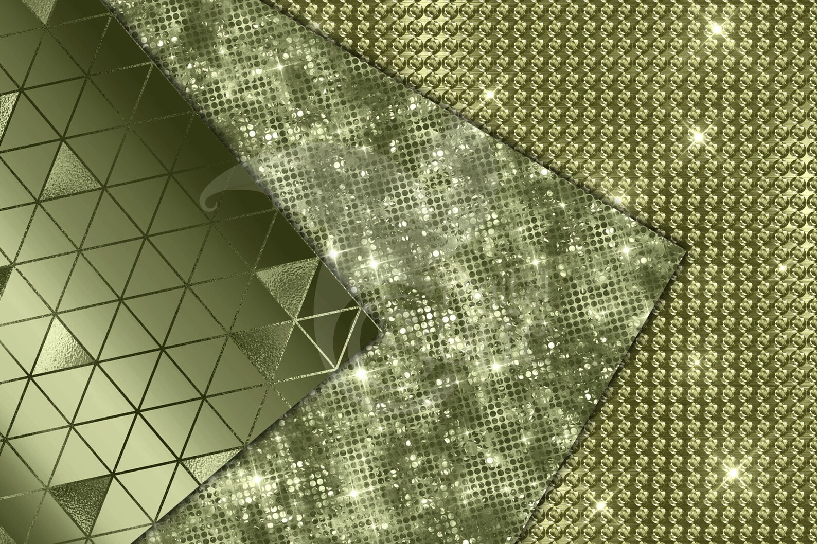 Luxury Olive Digital Paper Seamless Metallic Green Textures - Etsy