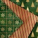 Golden Christmas Digital Paper, Seamless Holiday Patterns (digital ...