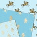 Blue and Gold Princess Digital Paper, Seamless Princess Backgrounds ...