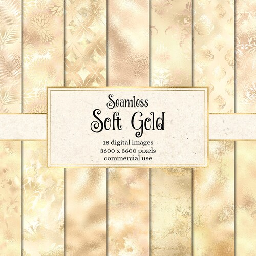 Aged Gold Digital Paper Seamless Gold Textures Grunge - Etsy