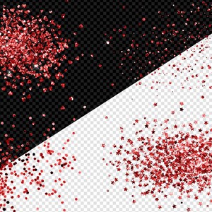 Red Glitter Clipart Overlays - Digital Instant Download Glitter Clip ...