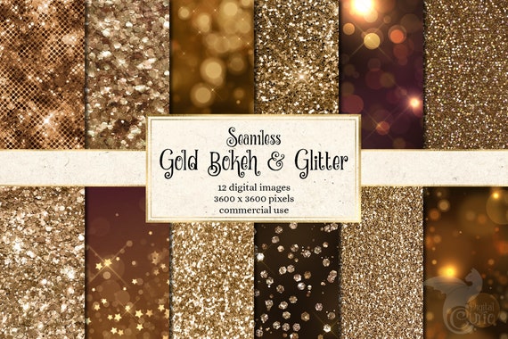 Gold Bokeh Texture