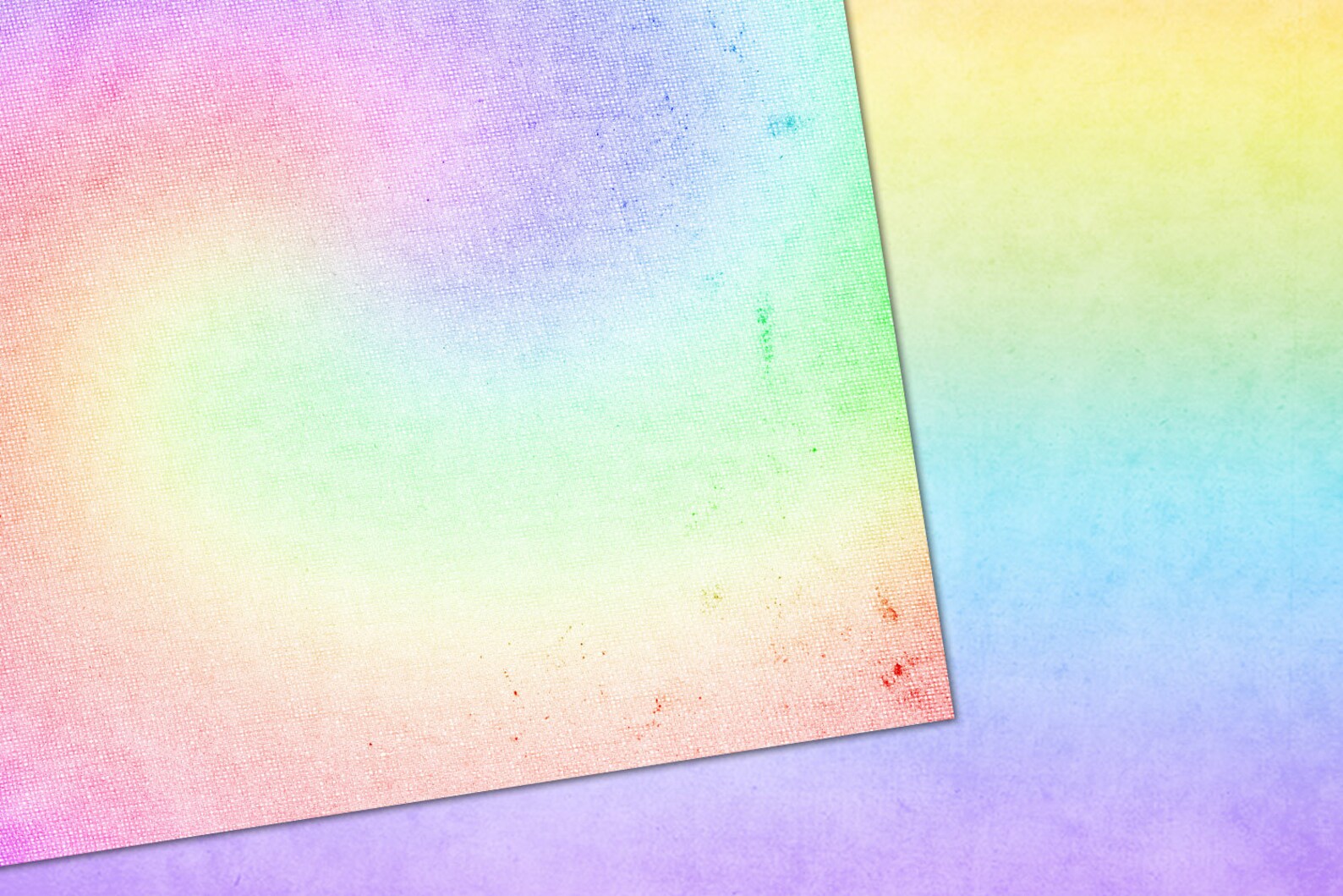 Rainbow Pastel Watercolor Digital Paper, Backgrounds in Soft Gradients ...