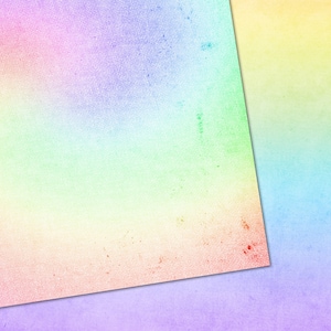 Rainbow Pastel Watercolor Digital Paper, Backgrounds in Soft Gradients ...