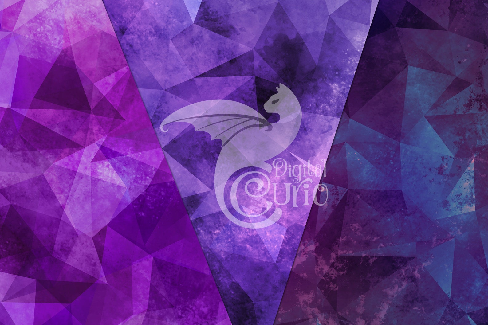 Purple Opal Digital Paper, Jewel Texture Backgrounds Printable ...