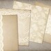 Vintage Ivory Lace Digital Paper, Shabby Digital Paper, White Lace ...