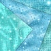 Lagoon Blue Digital Paper, Mermaid Glitter Texture Backgrounds ...