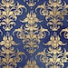 Heraldic Blue and Gold Digital Paper, Medieval Seamless Patterns ...