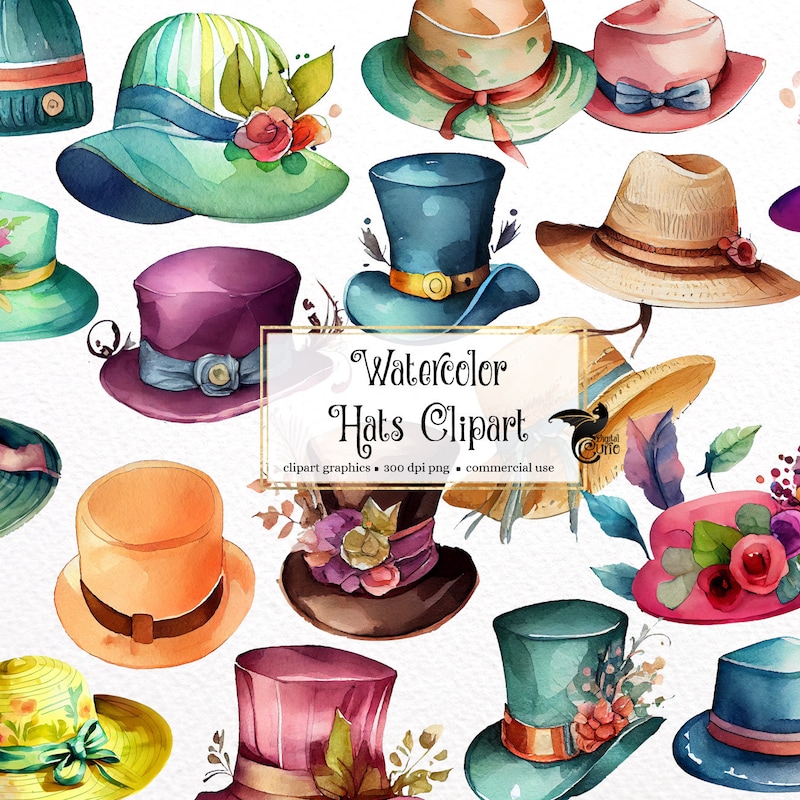 Hats Clipart - Etsy
