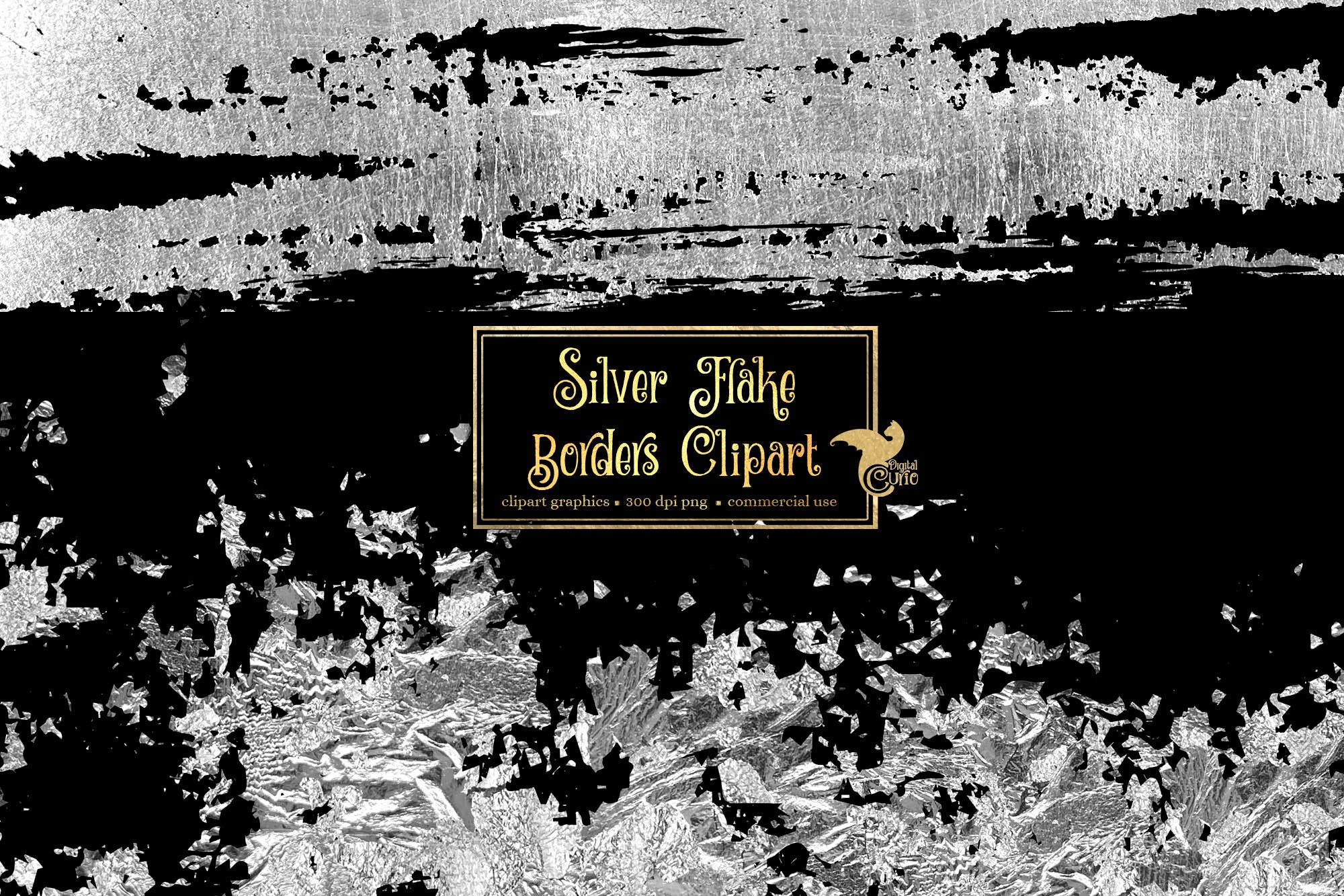 Silver Border Clip Art