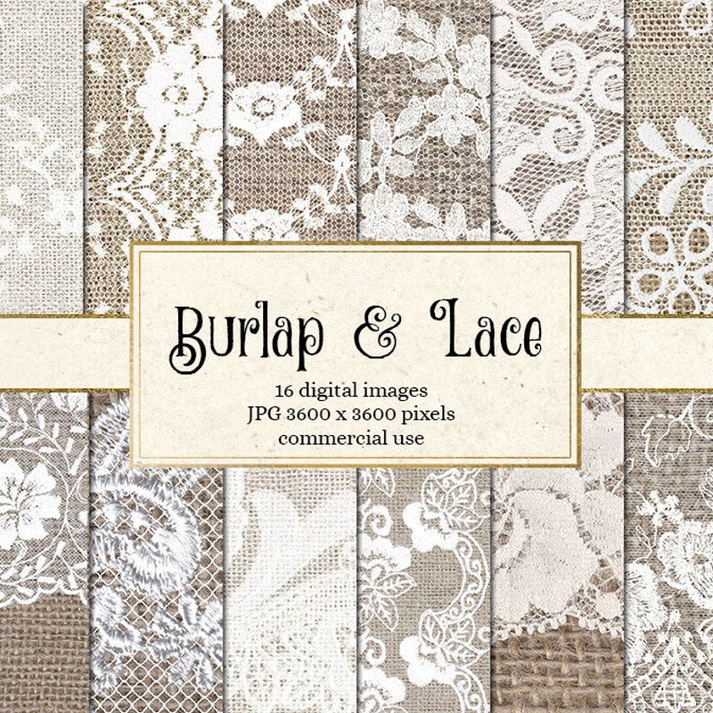 Burlap Lace - Etsy