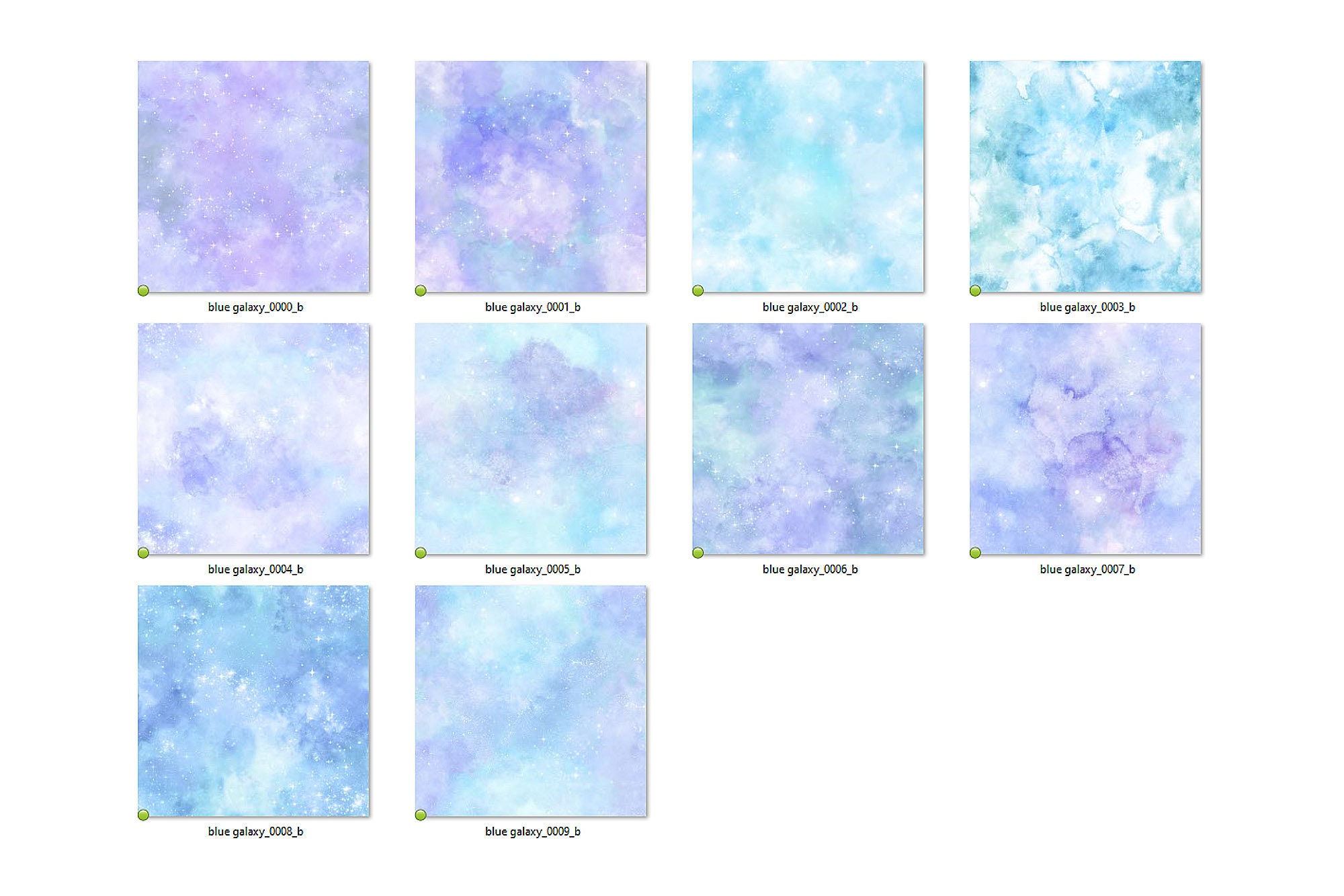 Light Blue Galaxy Digital Paper Seamless Watercolor Textures - Etsy