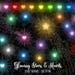 Glowing Stars and Hearts Clipart, Gold Star Trails (instant Download ...