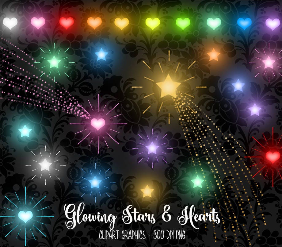 Clipart Star Hearts