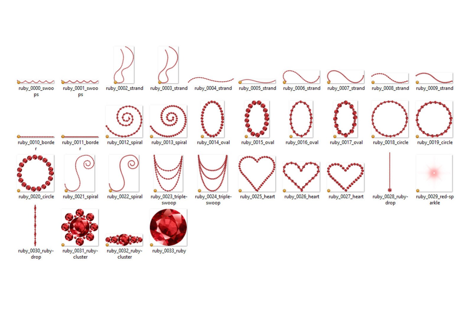 Luxury Ruby Clipart in PNG Format With Ruby Borders Jewel | Etsy