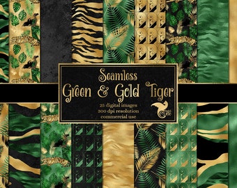 Gold Tiger Stripe | Etsy