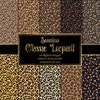 Purple and Gold Leopard Digital Paper, Seamless Animal Print (digital ...