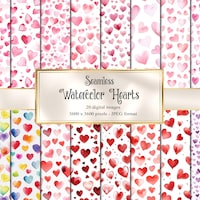 Watercolor Heart - Etsy