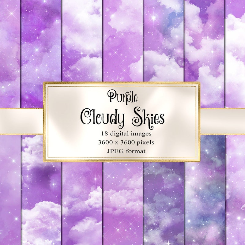 Purple Sky - Etsy