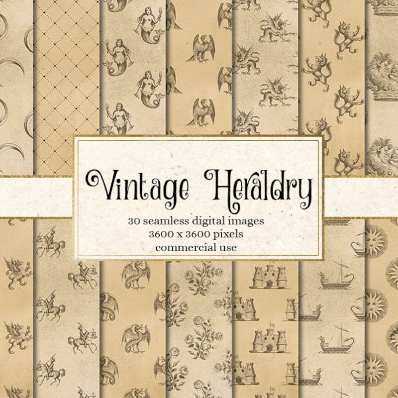 Heraldic Crest - Etsy