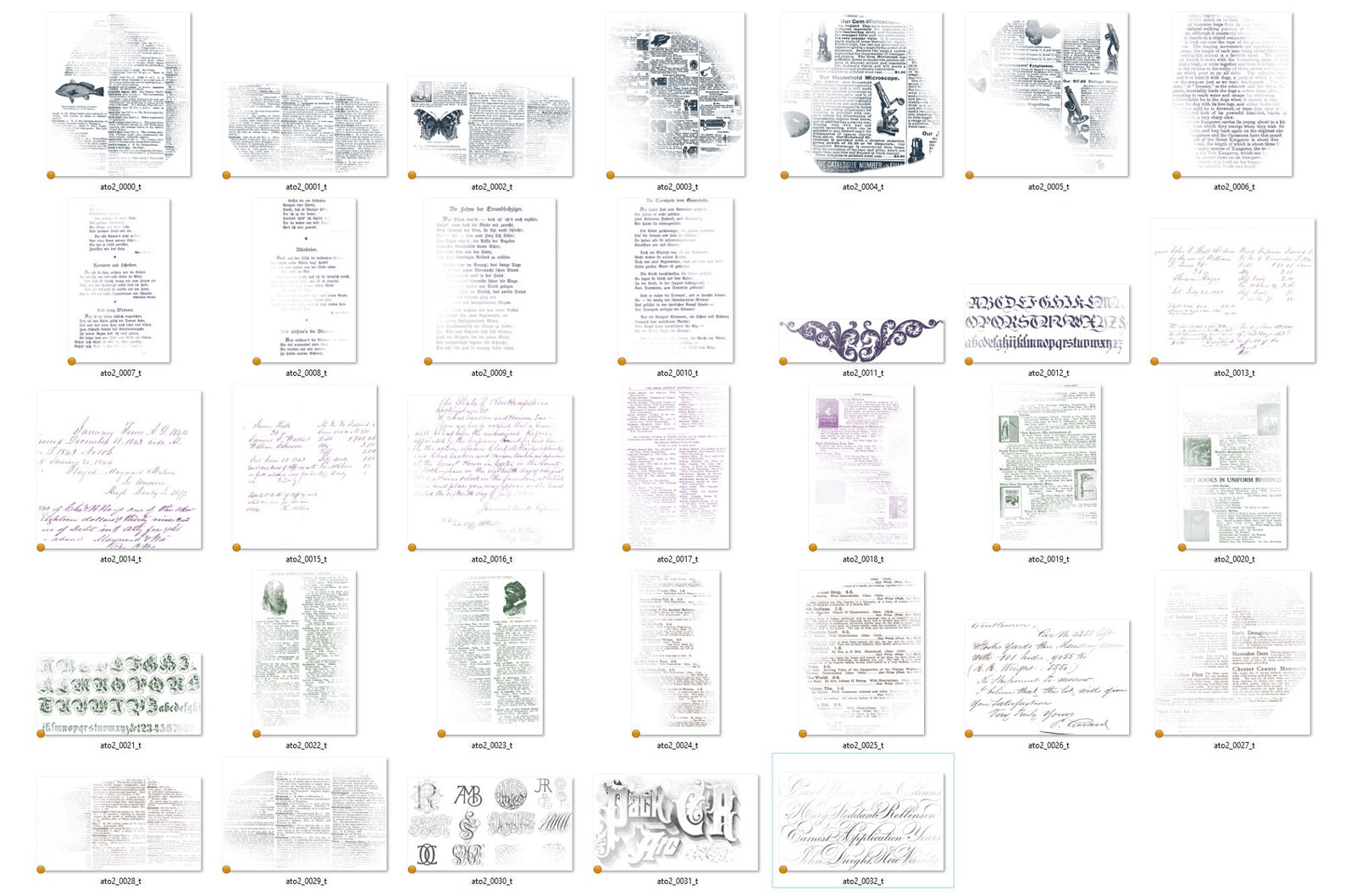 Antique Text Overlays, Handwriting Clipart (PNG Digital Download) - Etsy