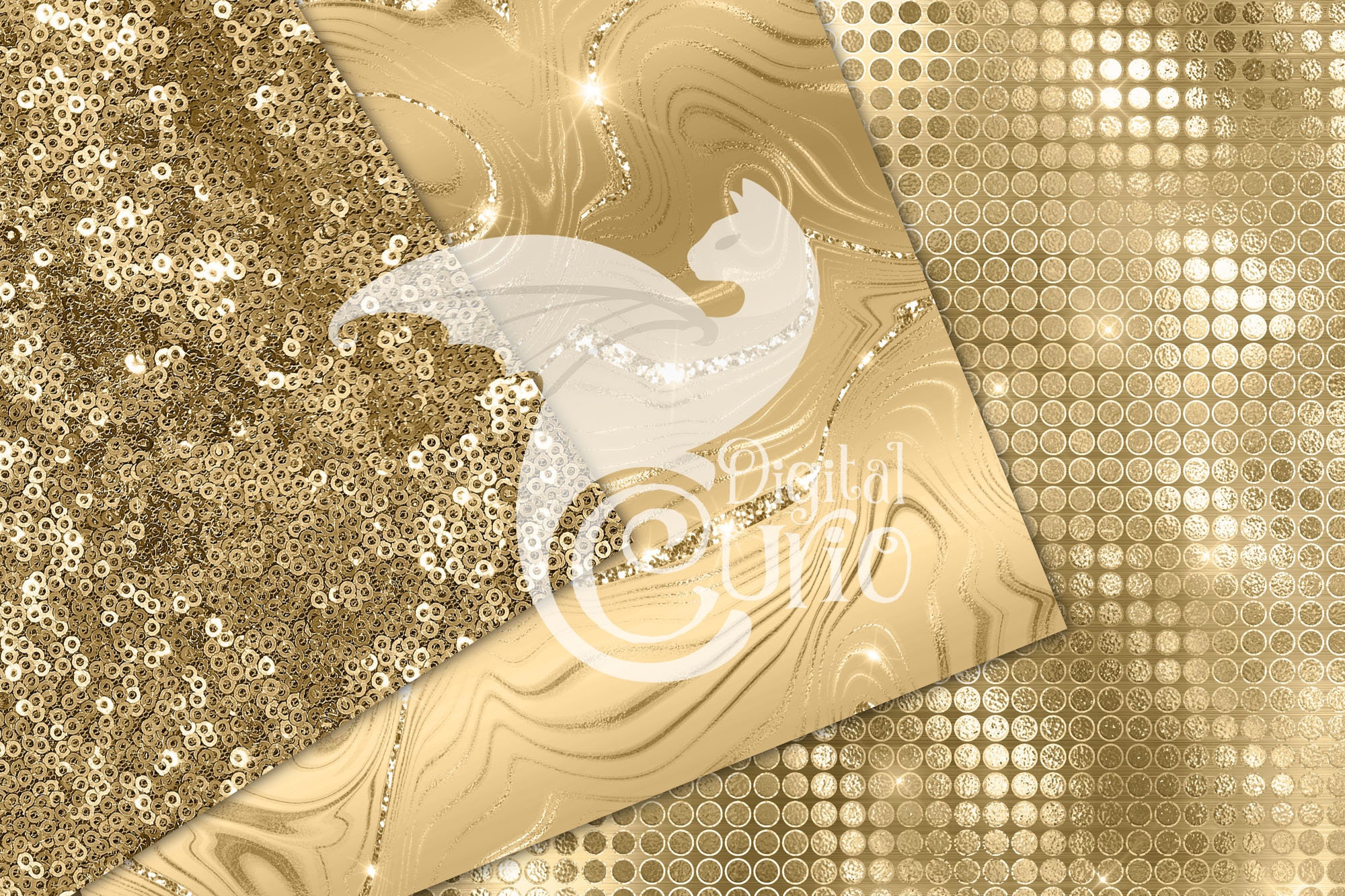 Luxury Gold Textures, Glitter & Foil Backgrounds (digital Download) - Etsy