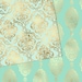 Mint and Gold Damask Digital Paper, Seamless Damask Patterns Printable ...